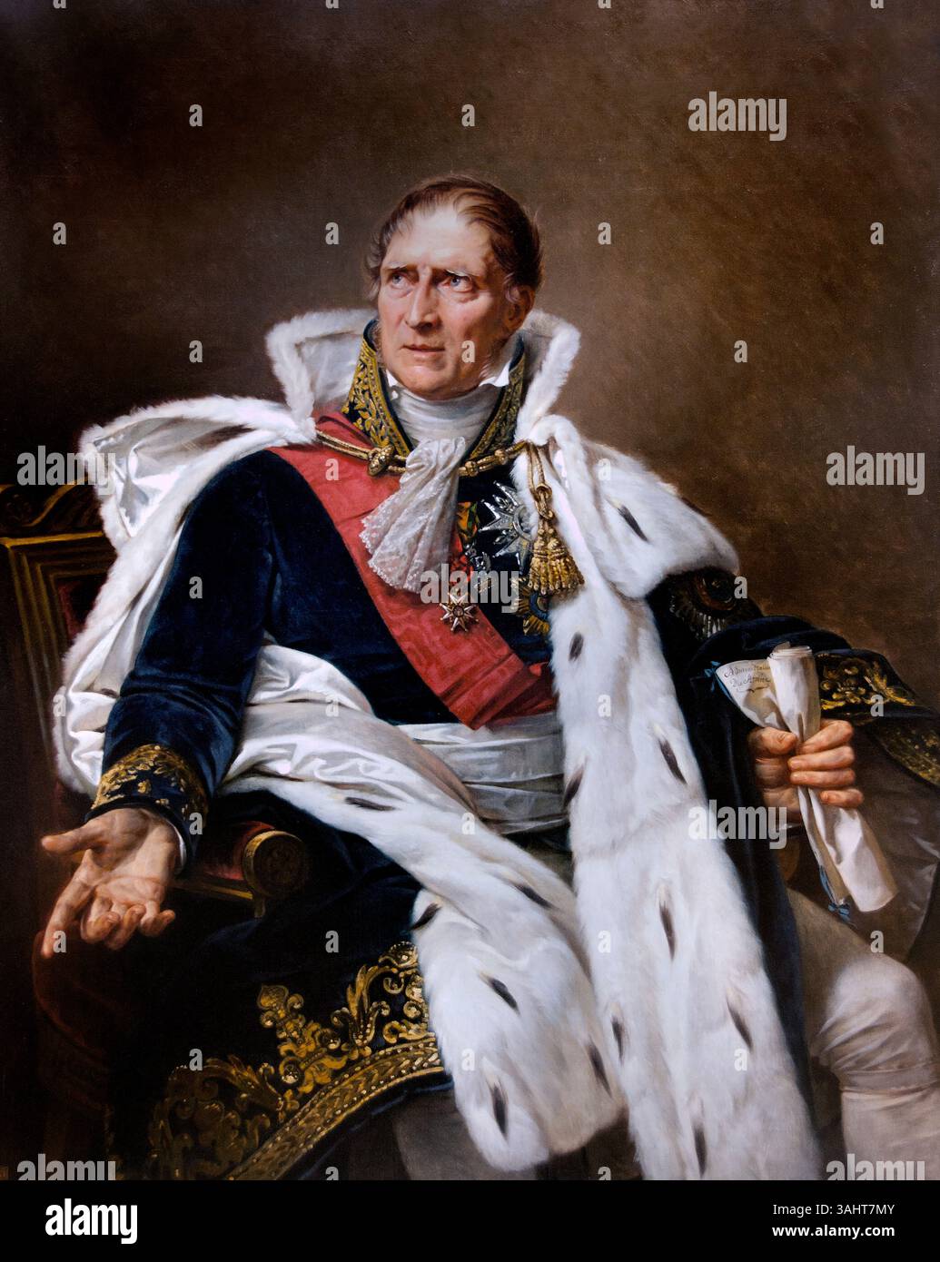 Portrait of Count Pierre Jacques Orillard Villemanzy - 1827 by Baron ...