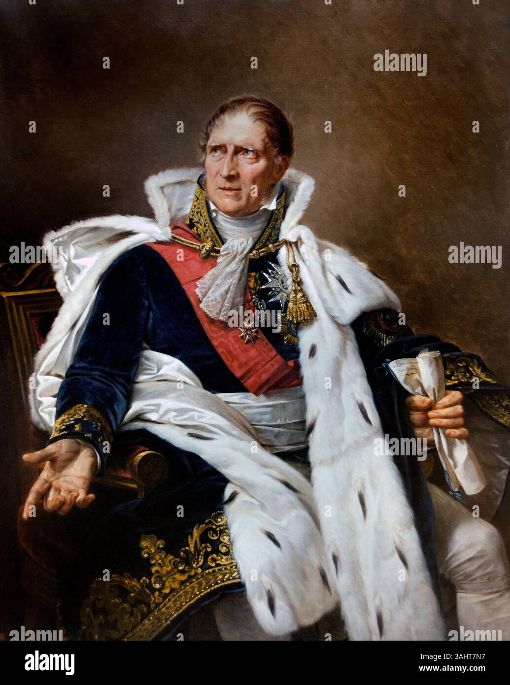 Portrait of Count Pierre Jacques Orillard Villemanzy - 1827 by Baron Antoine Jean Gros 1771-1835 ...