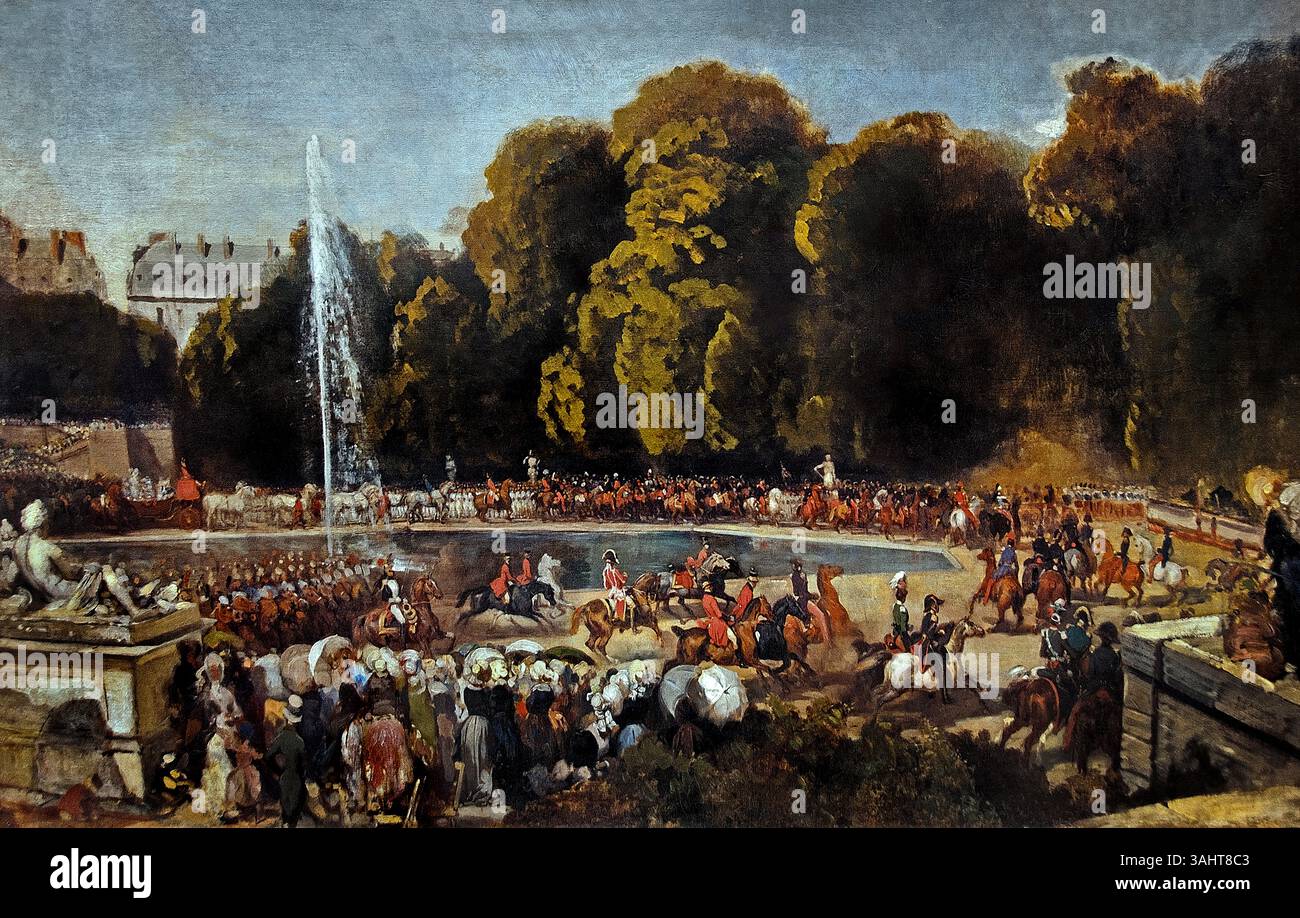 The Duke of Orleans Entering Tuileries 1841 by Eugène Louis Lami 1800 ...