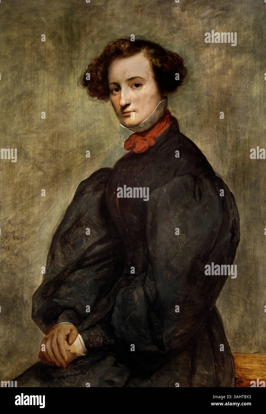 Félicie de Fauveau 1829 by Ary Scheffer France Dutch born French ...