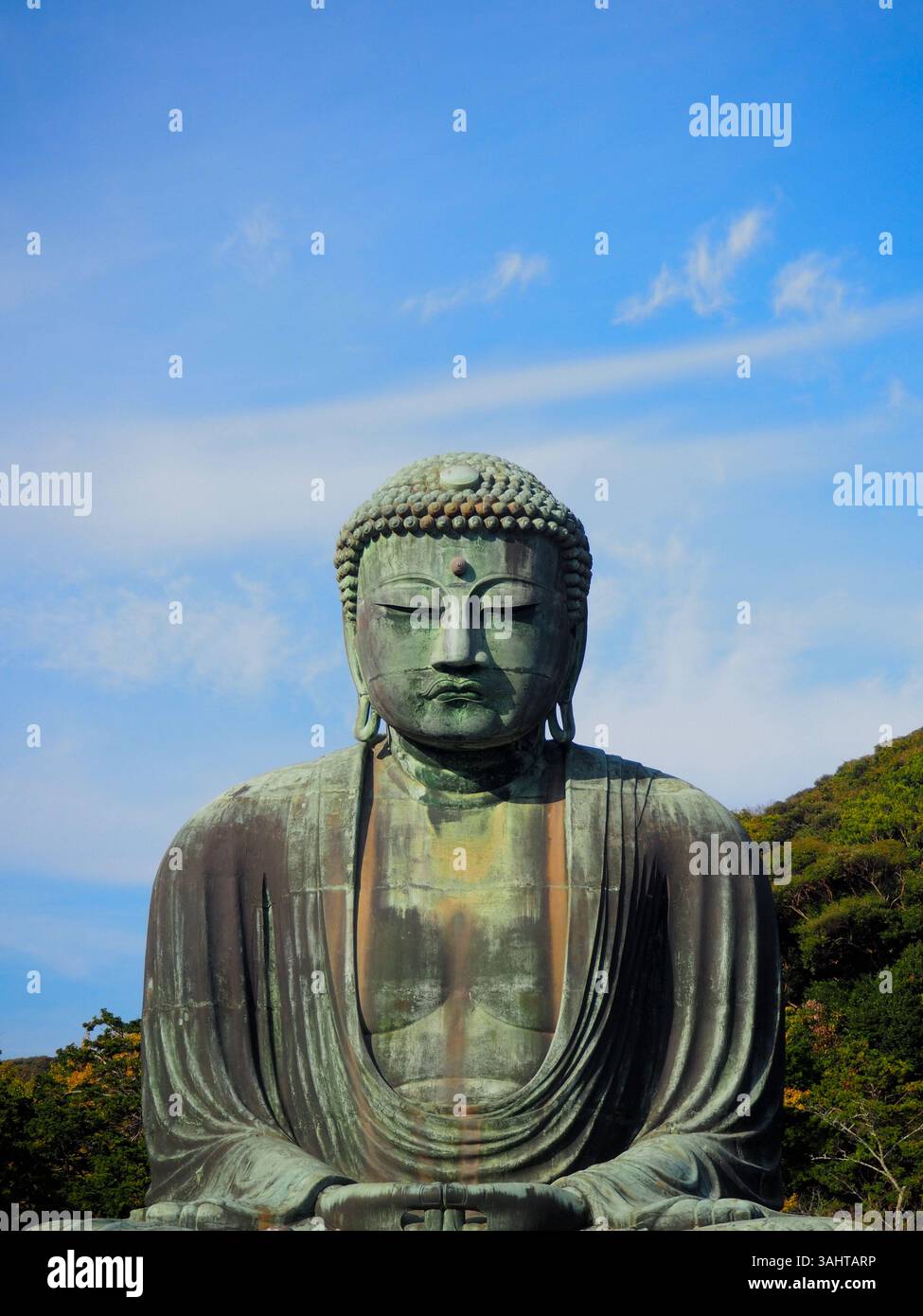 Great Buddha of Kamakura in autumn, Japan Stock Photo - Alamy