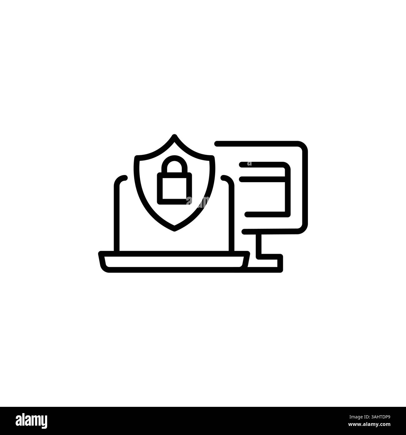 Technology safe scam alert Stock Vector Images - Alamy