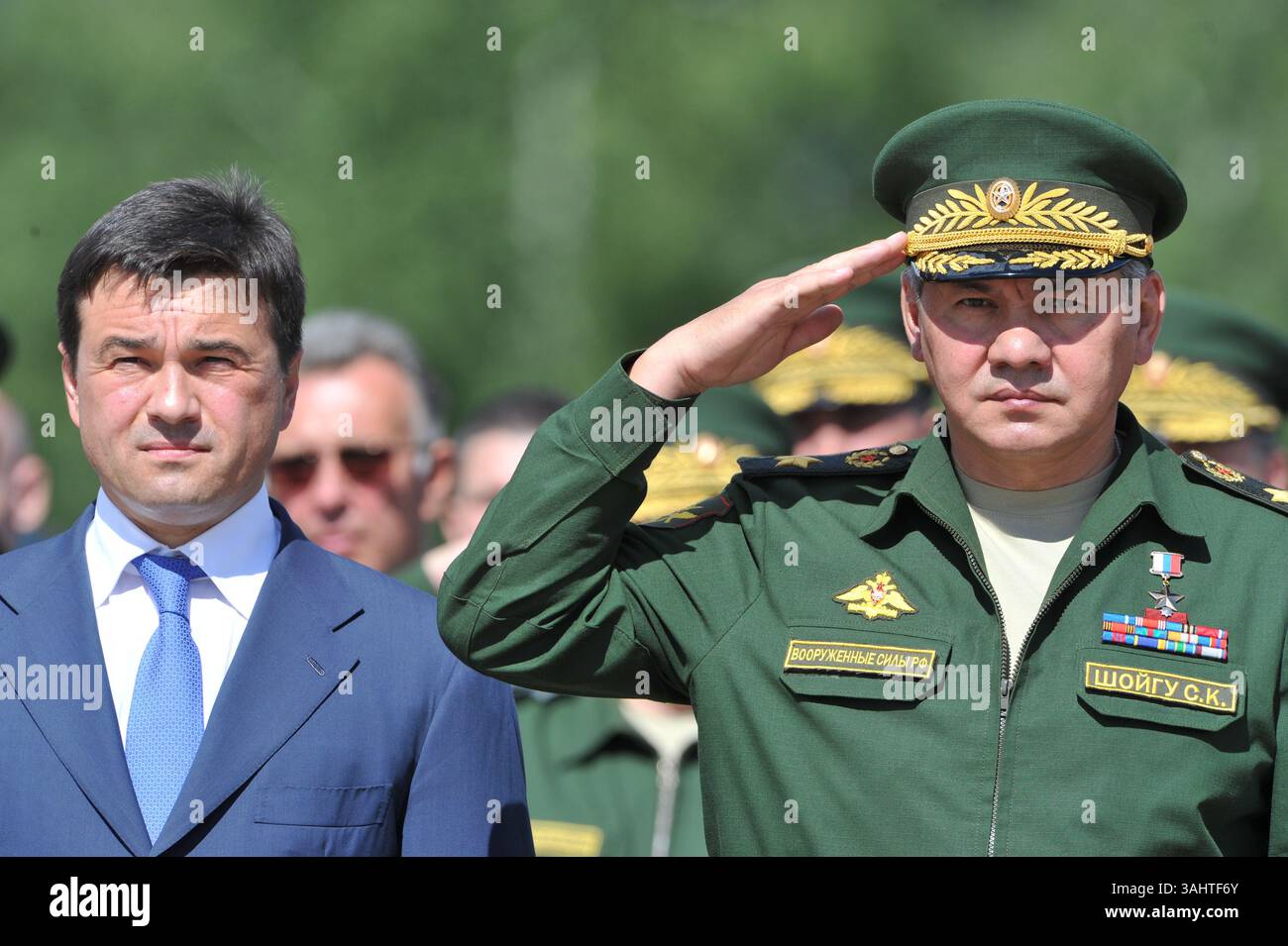 Moscow, Russia. 17th Aug, 2013. Acting governor of the Moscow region ...