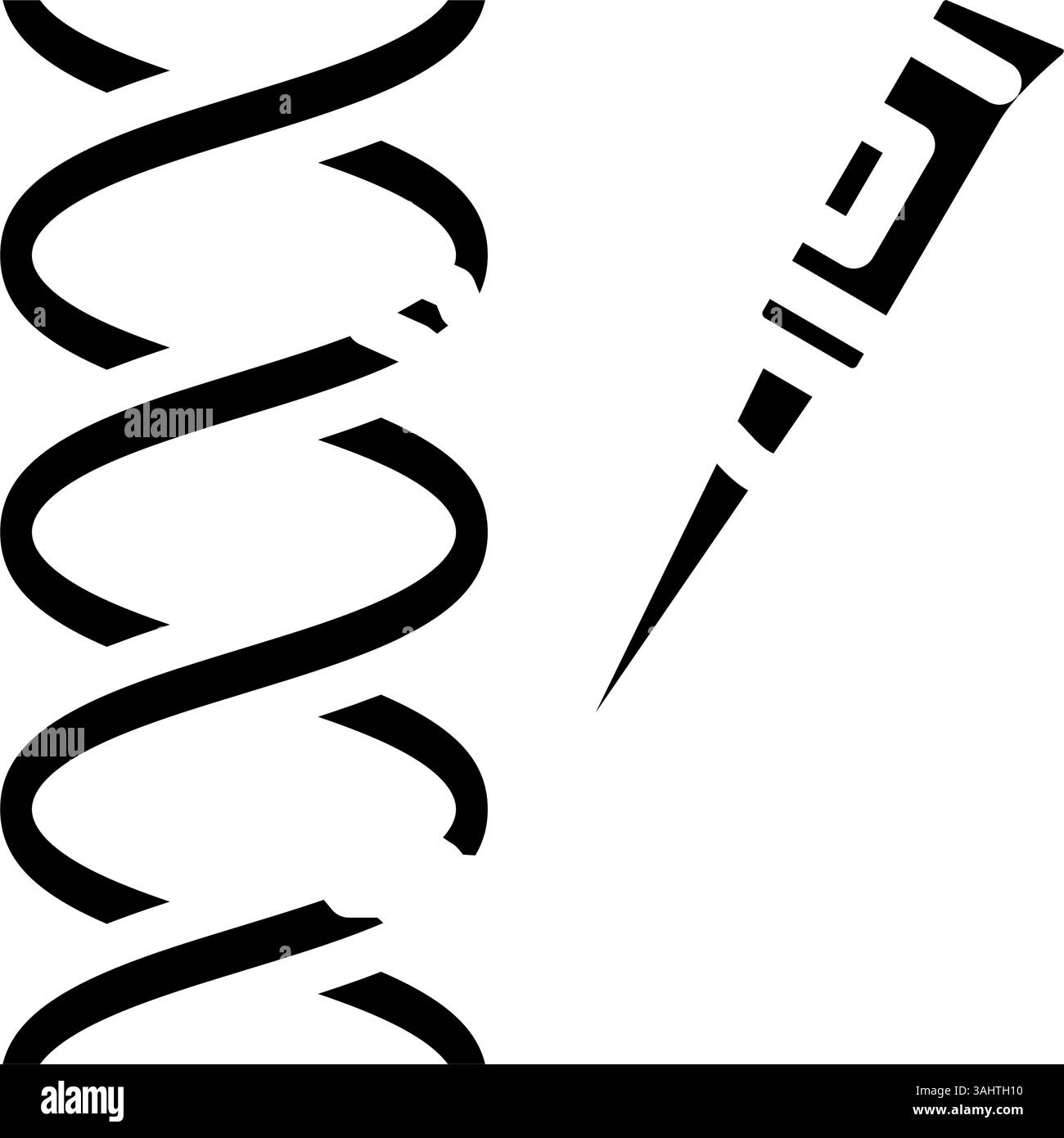 crispr tool genetic engineering glyph icon vector illustration Stock ...