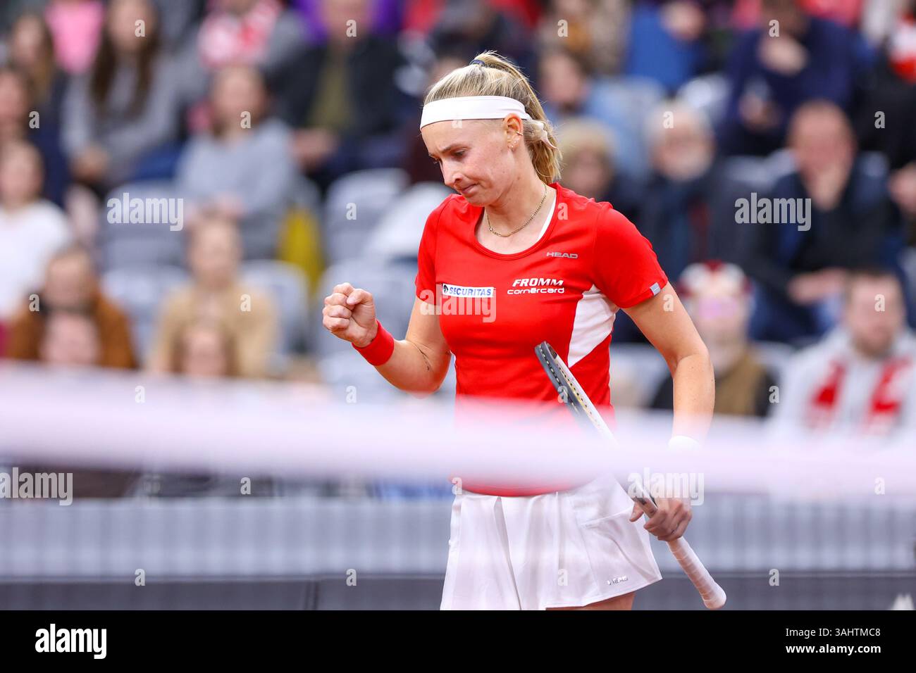 Radom, Poland, 10th Apr 2025 Tennis Billie Jean King Cup Elimination Group E: Poland ...