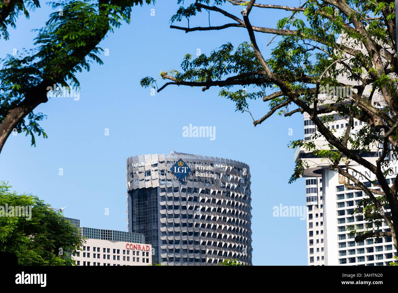 LGT Private banking logo and signage can be view more than one to two ...