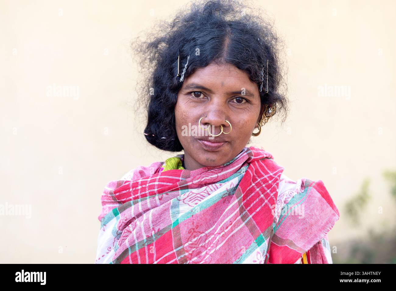 Beautiful woman in traditional clothes from a Dongria Kondh tribe in ...