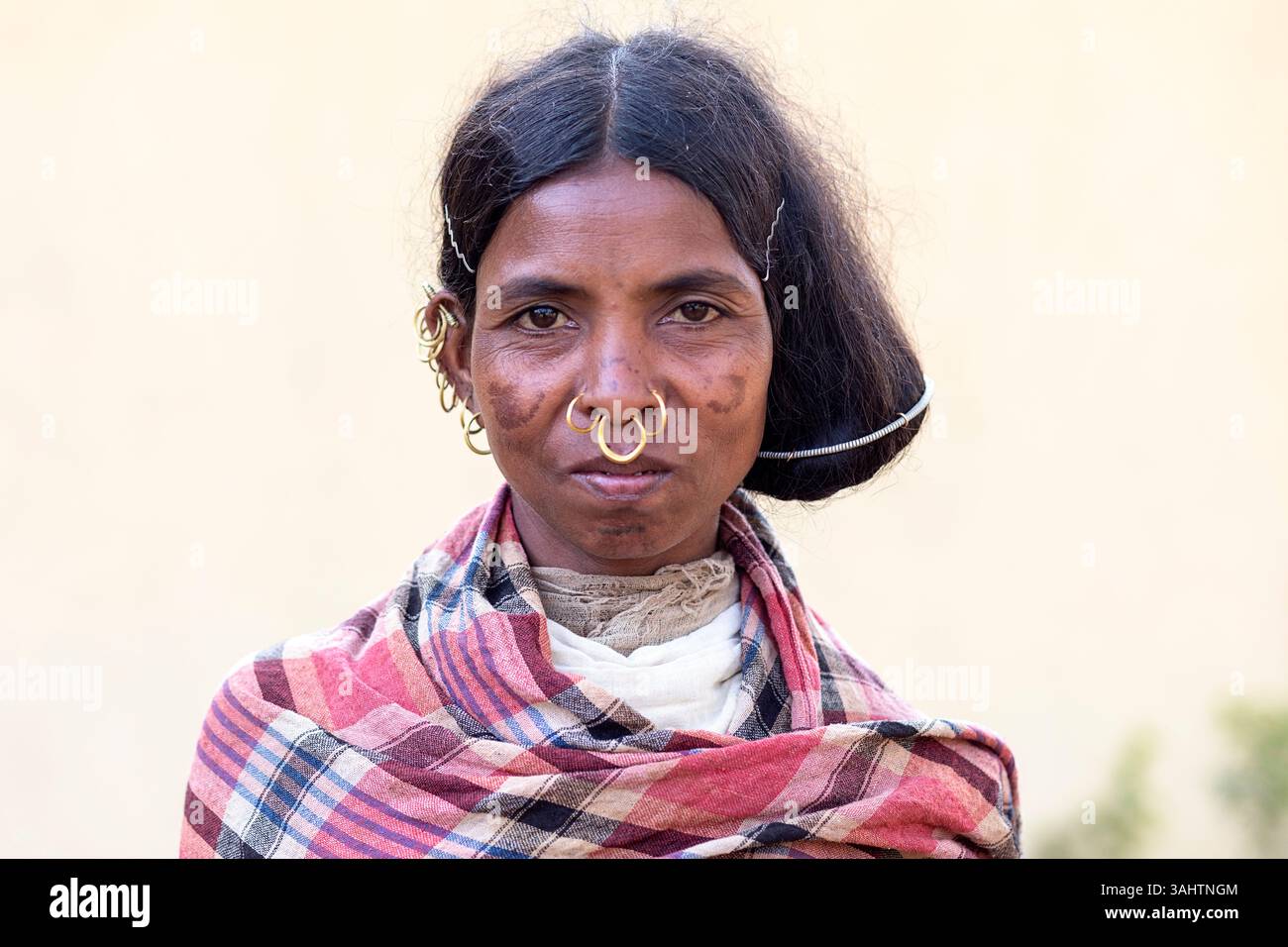 Beautiful woman in traditional clothes from a Dongria Kondh tribe in ...