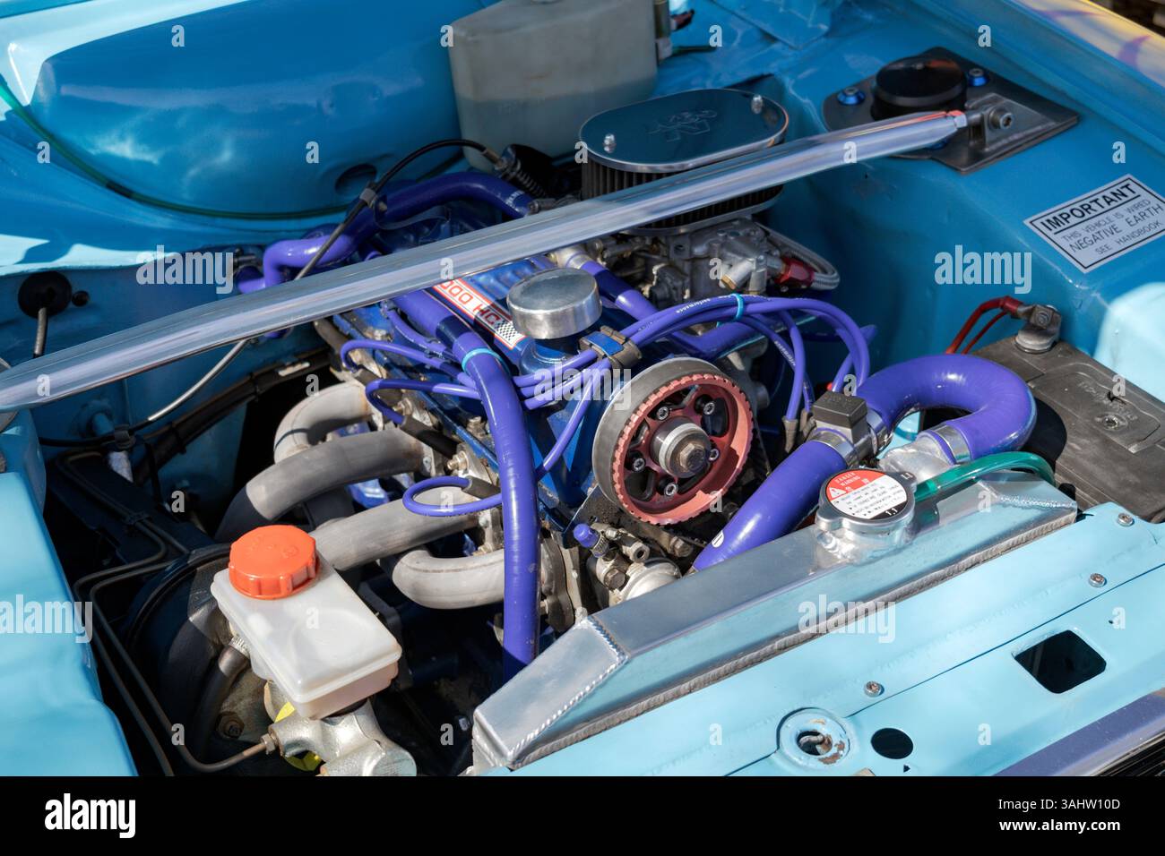 Ford Escort Mark 1 RS2000 engine. Lakeland Historic Car Club Meet 2025 ...