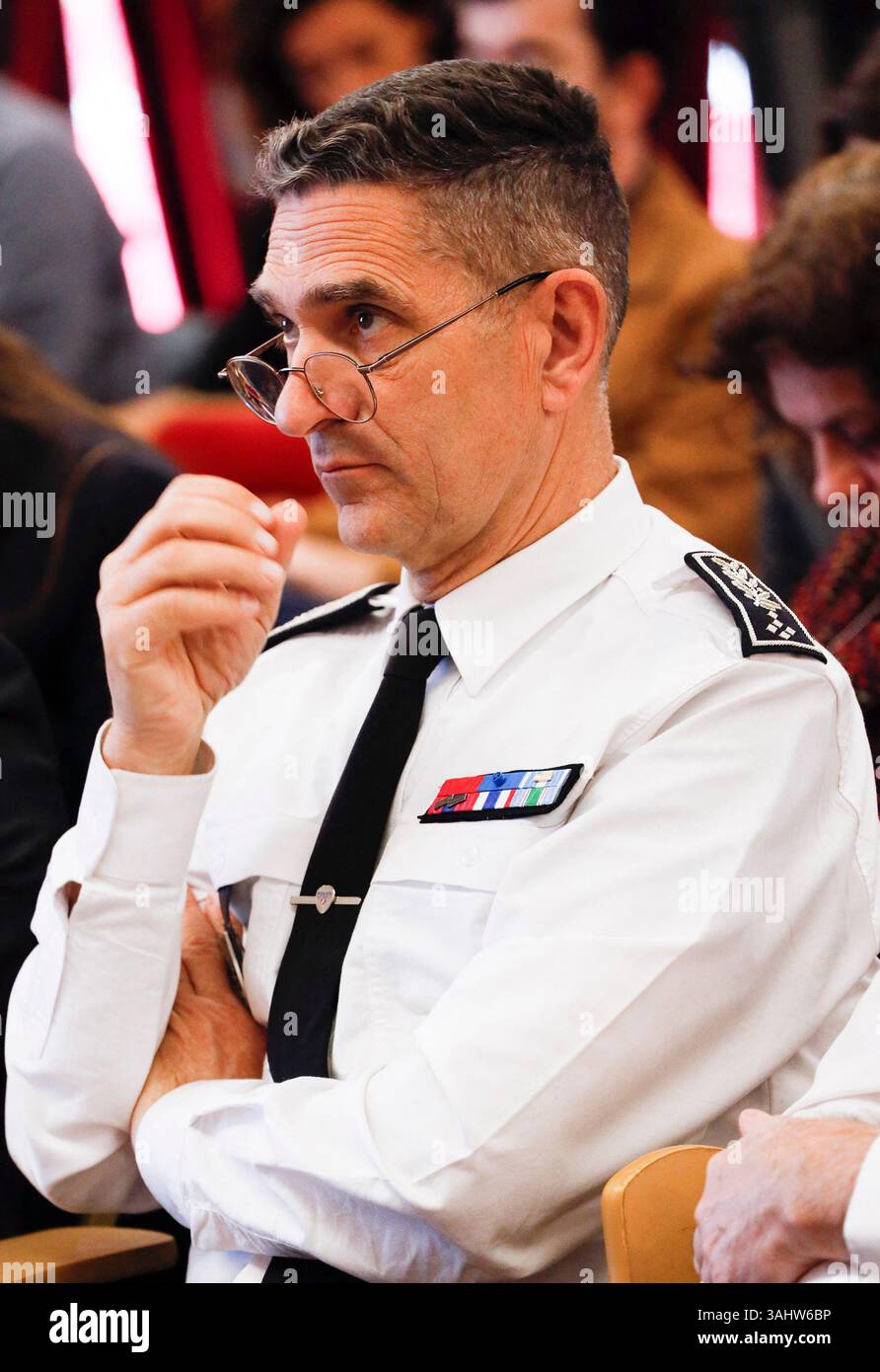 Paris, France. 10th Apr, 2025. Louis Laugier Director General of Police ...
