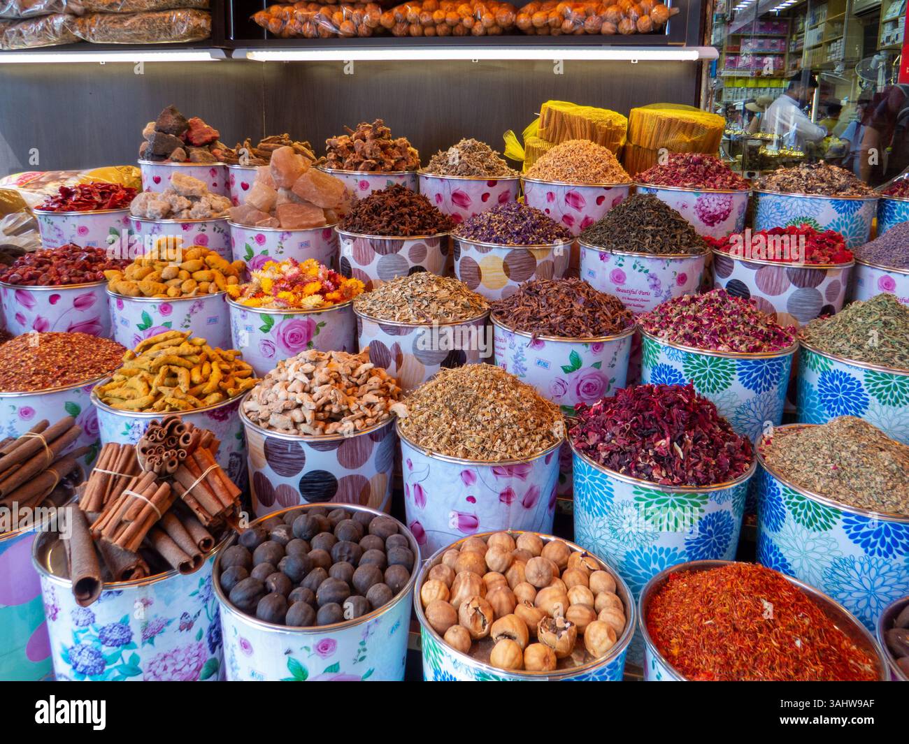 DUBAI, UAE. Dubai Spice Souk. Traditional bazaar in Dubai, United Arab ...
