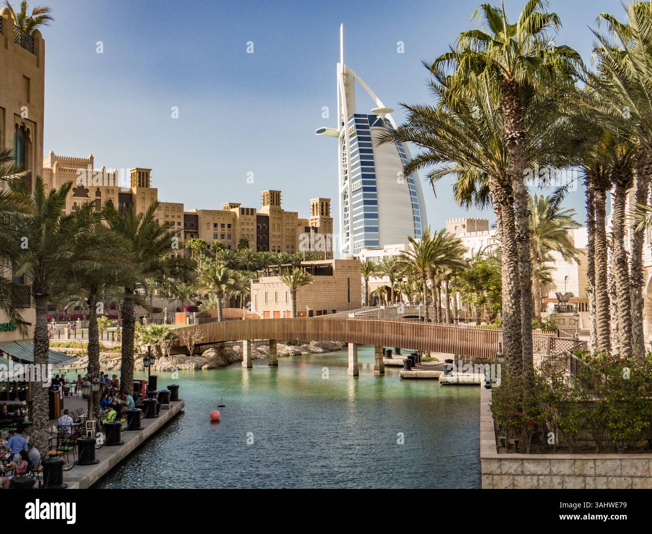 DUBAI, UAE. The world's first seven stars luxury hotel Burj Al Arab, in ...