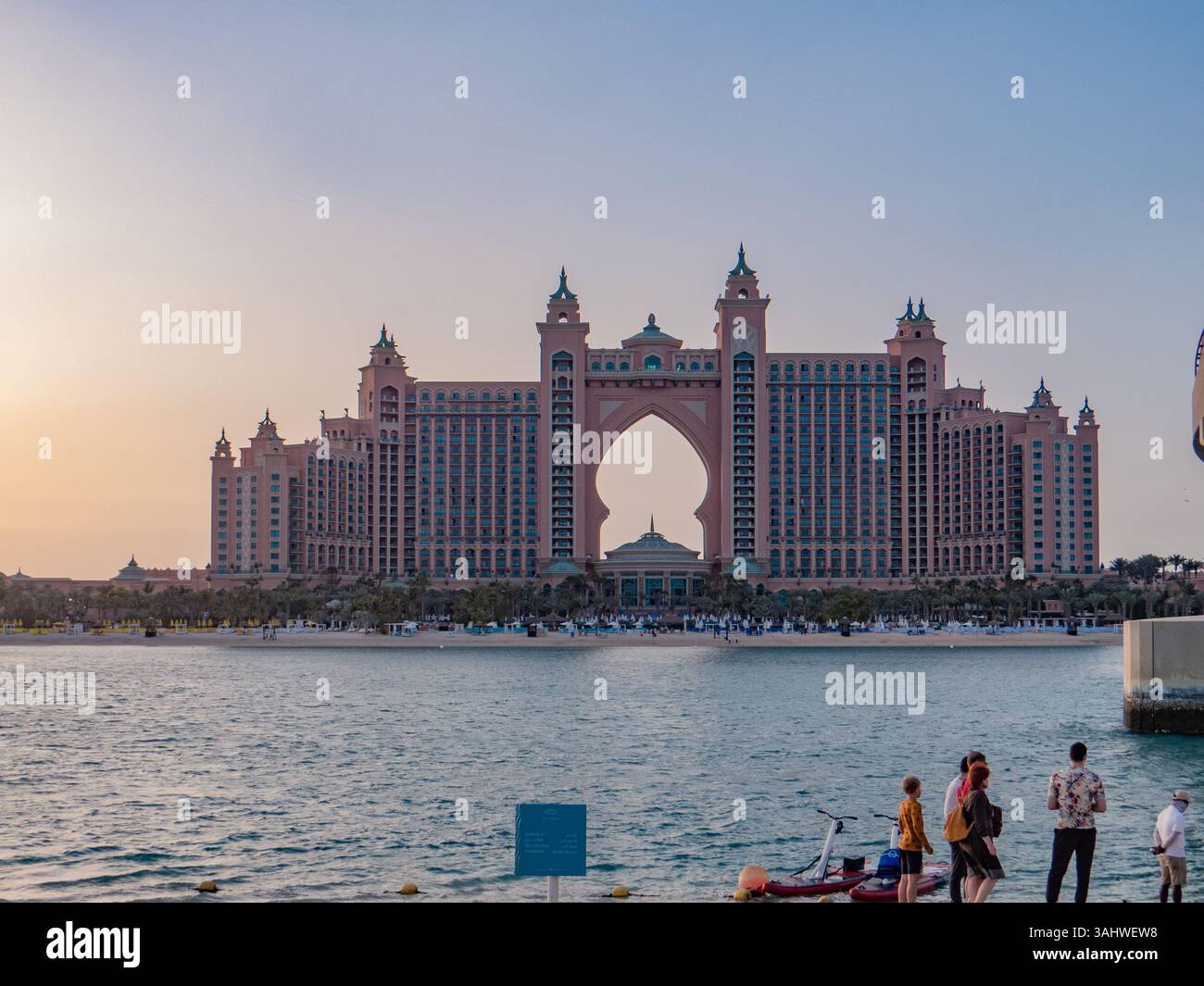 DUBAI, UAE. Atlantis hotel in Dubai, UAE. Atlantis the Palm is a luxury ...