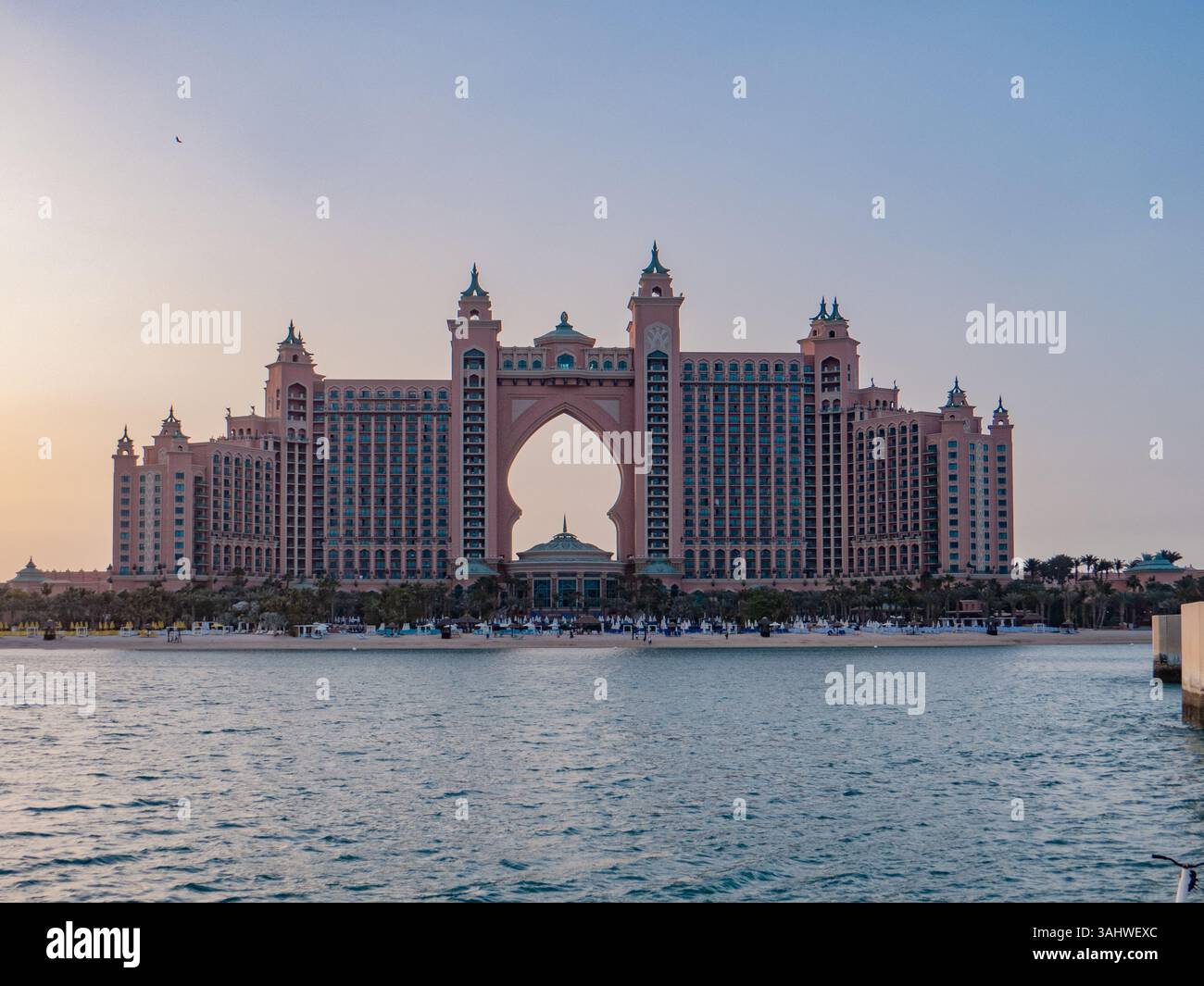 DUBAI, UAE. Atlantis hotel in Dubai, UAE. Atlantis the Palm is a luxury ...