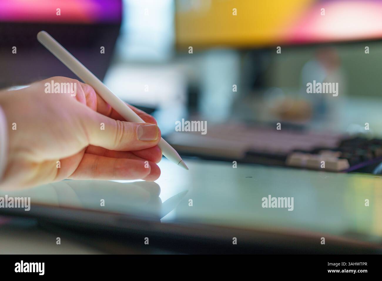 Digital creator workspace hi-res stock photography and images - Alamy