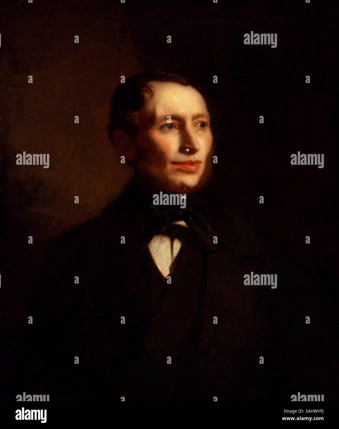 A portrait replica by Stephen Pearce (1819-1904) of William Kennedy ...