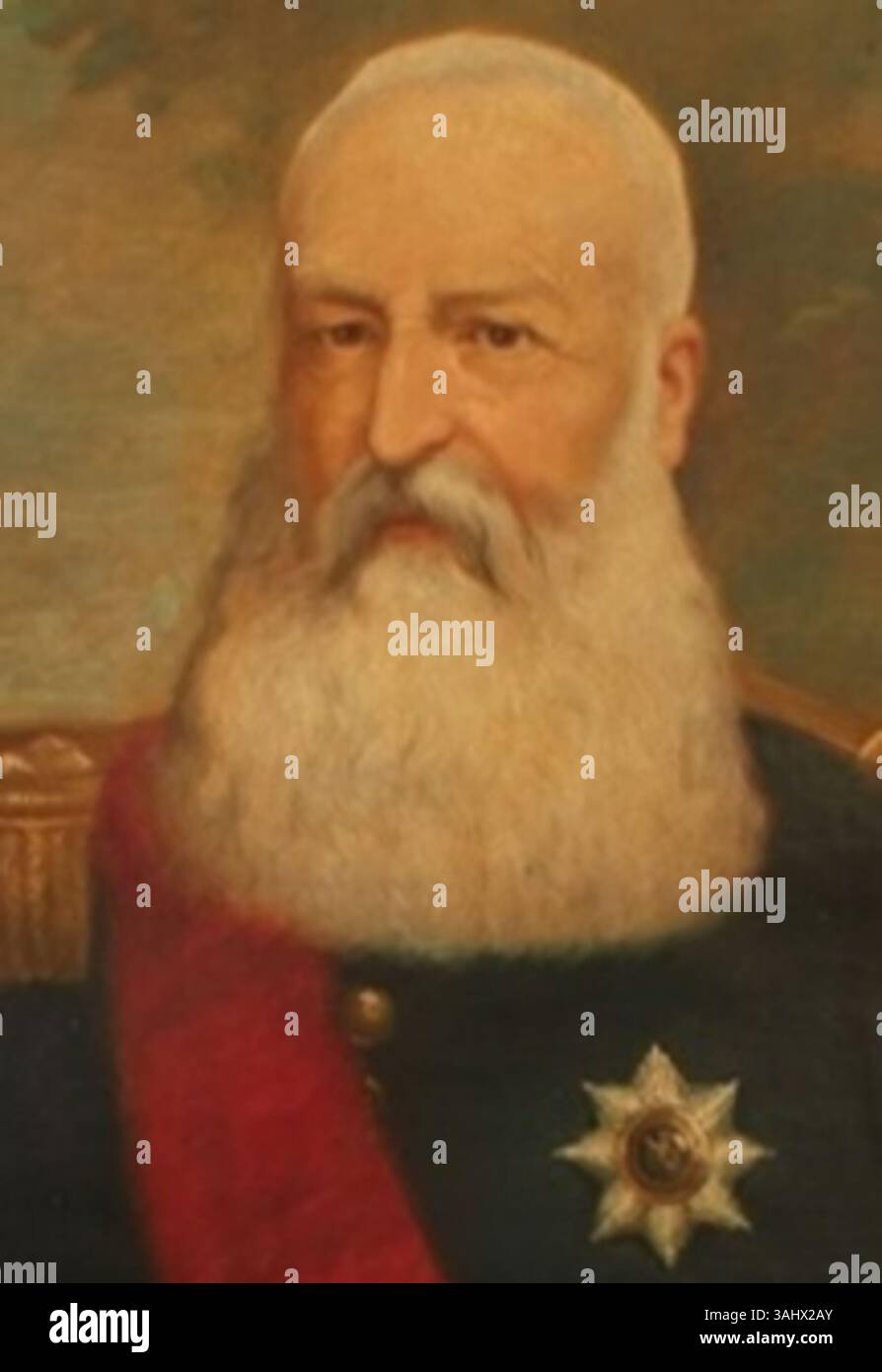 This 1905 portrait of Leopold II, King of Belgium, painted by Albert ...
