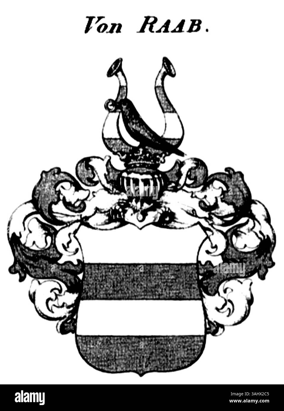 This is an image of the coat of arms of the Raab family, created by ...