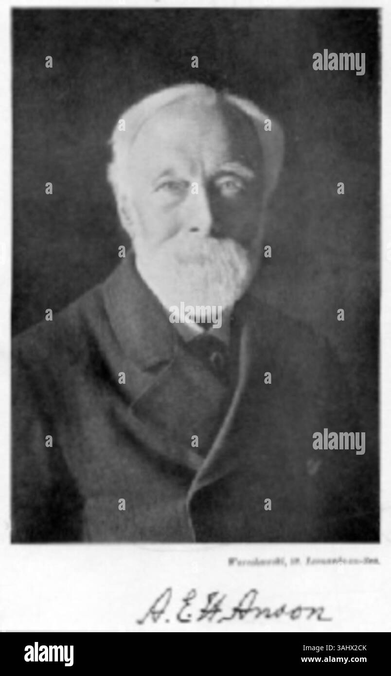 This signed portrait of Archibald Edward Harbord Anson, painted around ...