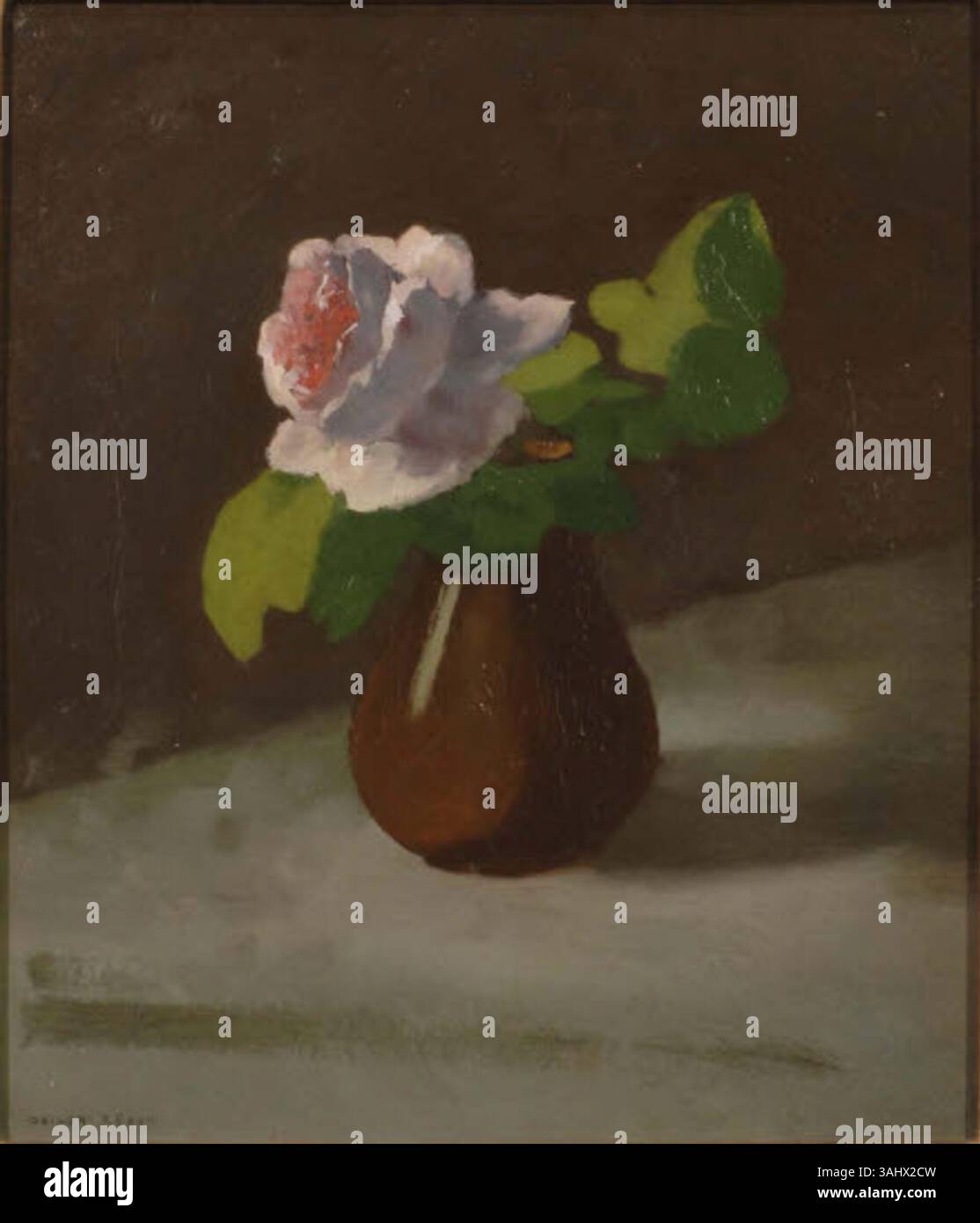 This work by Odilon Redon, created between 1865 and 1870, depicts a ...