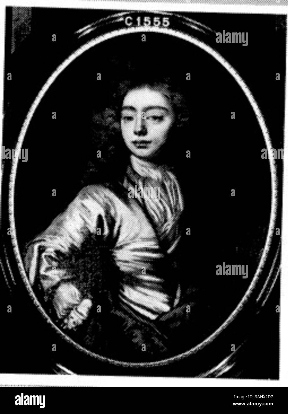 Portrait of a young man by Isaac Paling, painted in 1705. This oil on ...