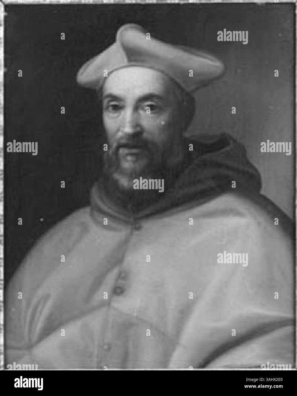 This anonymous 17th-century portrait, titled 'Portrait of a Cardinal ...