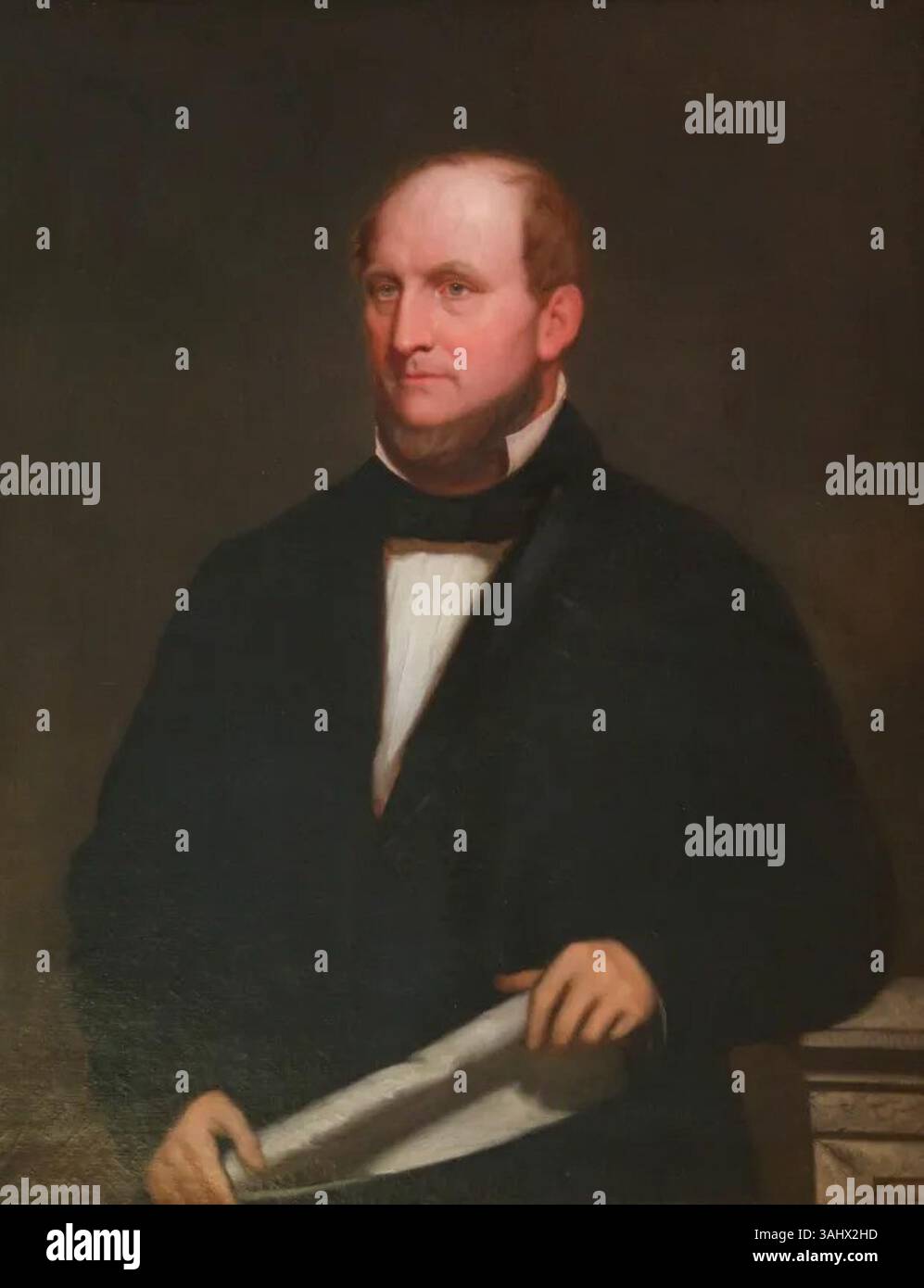 This portrait of Governor Joel Aldrich Matteson, displayed in the Hall ...
