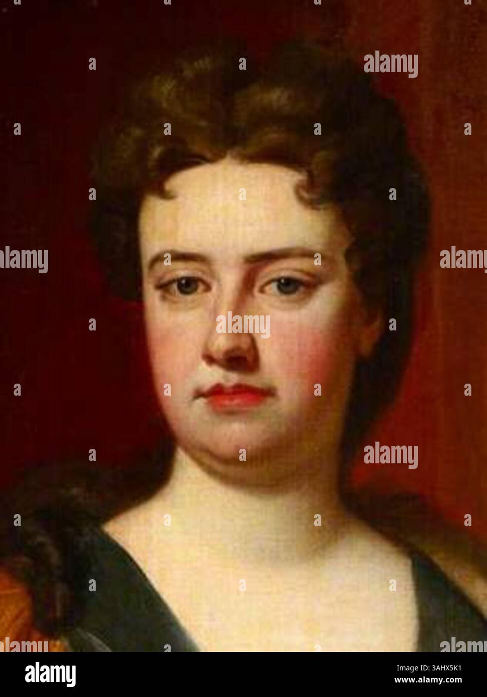 This portrait of Queen Anne, painted by Godfrey Kneller's studio ...