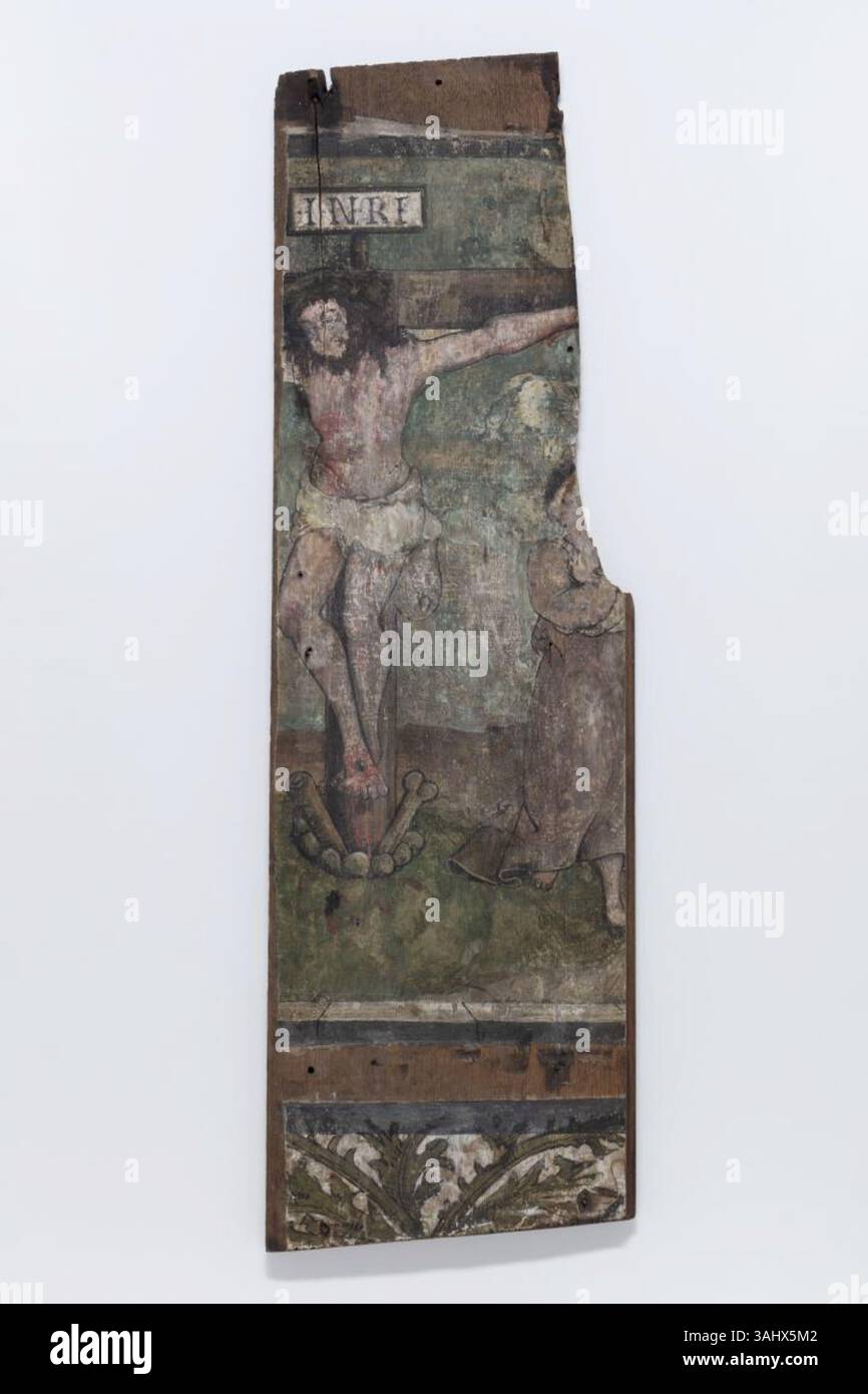 The 'Wandpaneel Kruisiging' is a religious painting created between ...