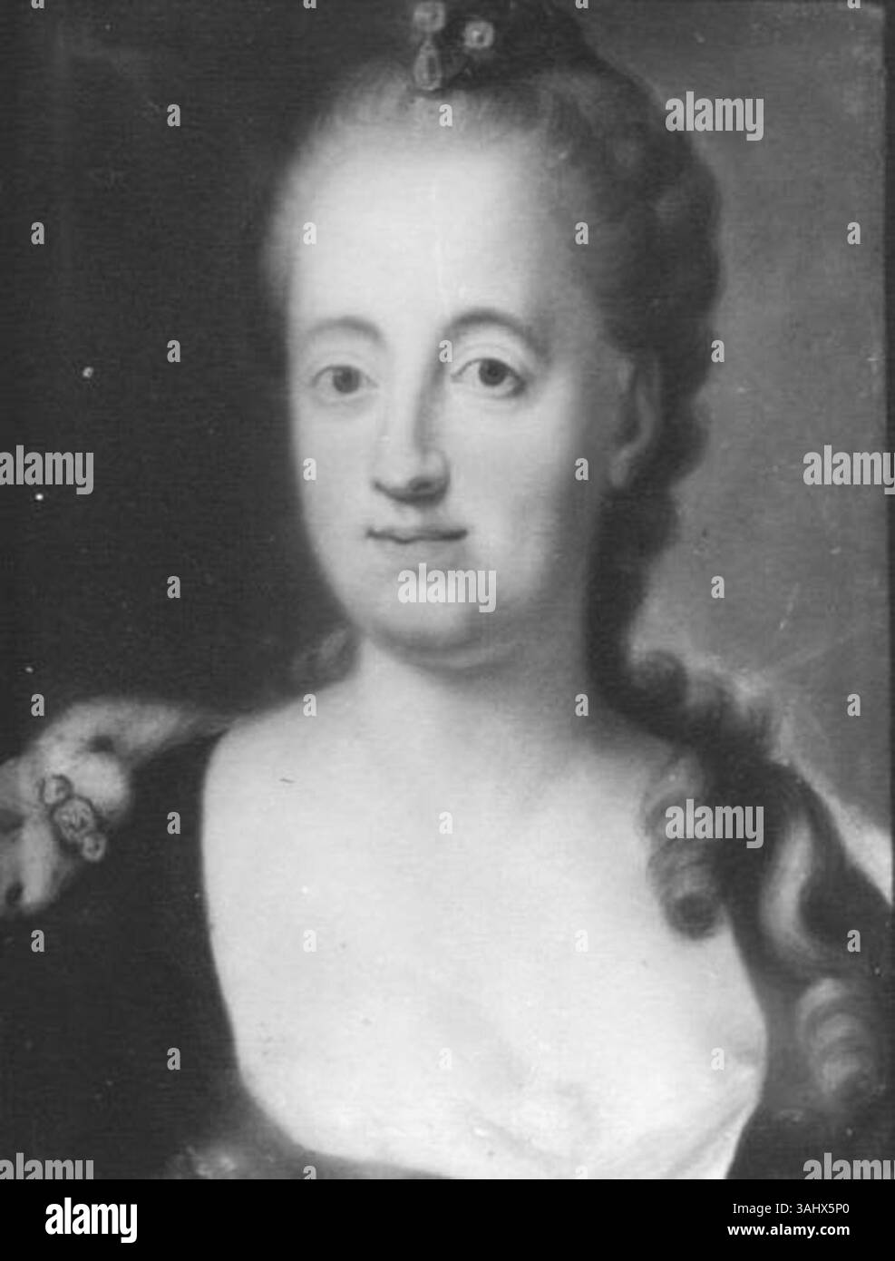 Portrait of Countess Palatine Maria Anna of Sulzbach, wife of Duke ...
