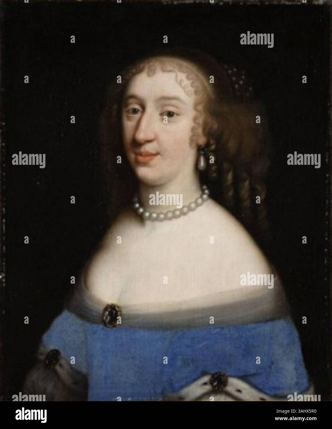 This portrait of Anne-Marie-Louise d'Orléans, known as La Grande Mademoiselle, was painted ...
