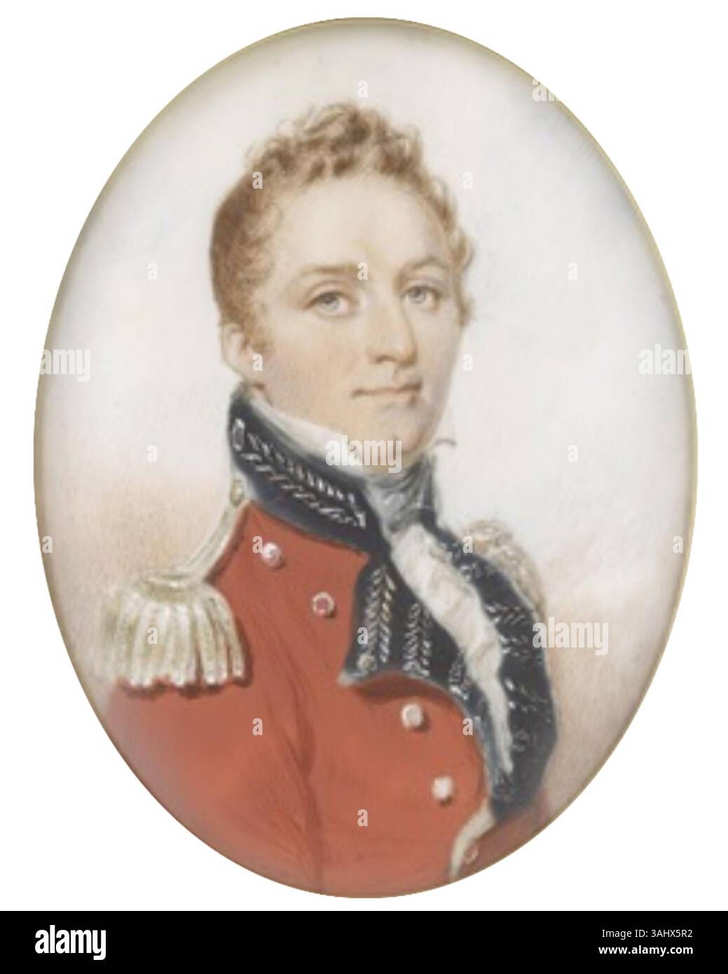 A miniature portrait of Lieutenant-General Robert Lawrence Dundas ...