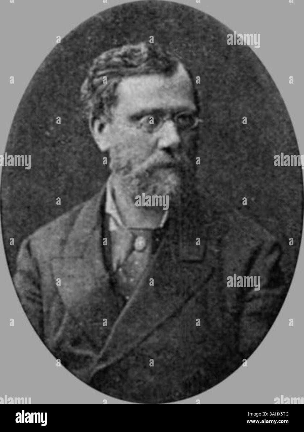 This piece honors Pucher József, a Hungarian architect, depicted in the ...