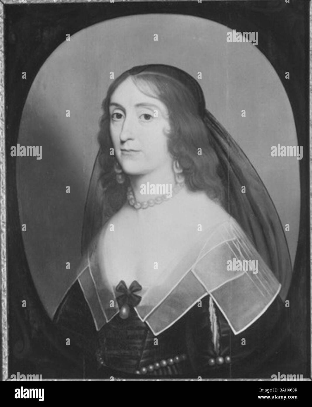 A portrait of Elizabeth Stuart, Queen of Bohemia, painted by Gerard van ...