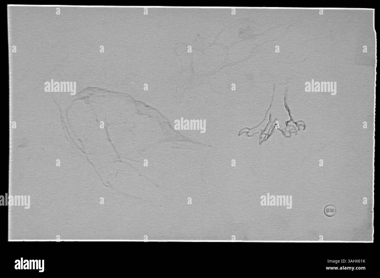 This set of diverse studies by Gustave Moreau encompasses various ...
