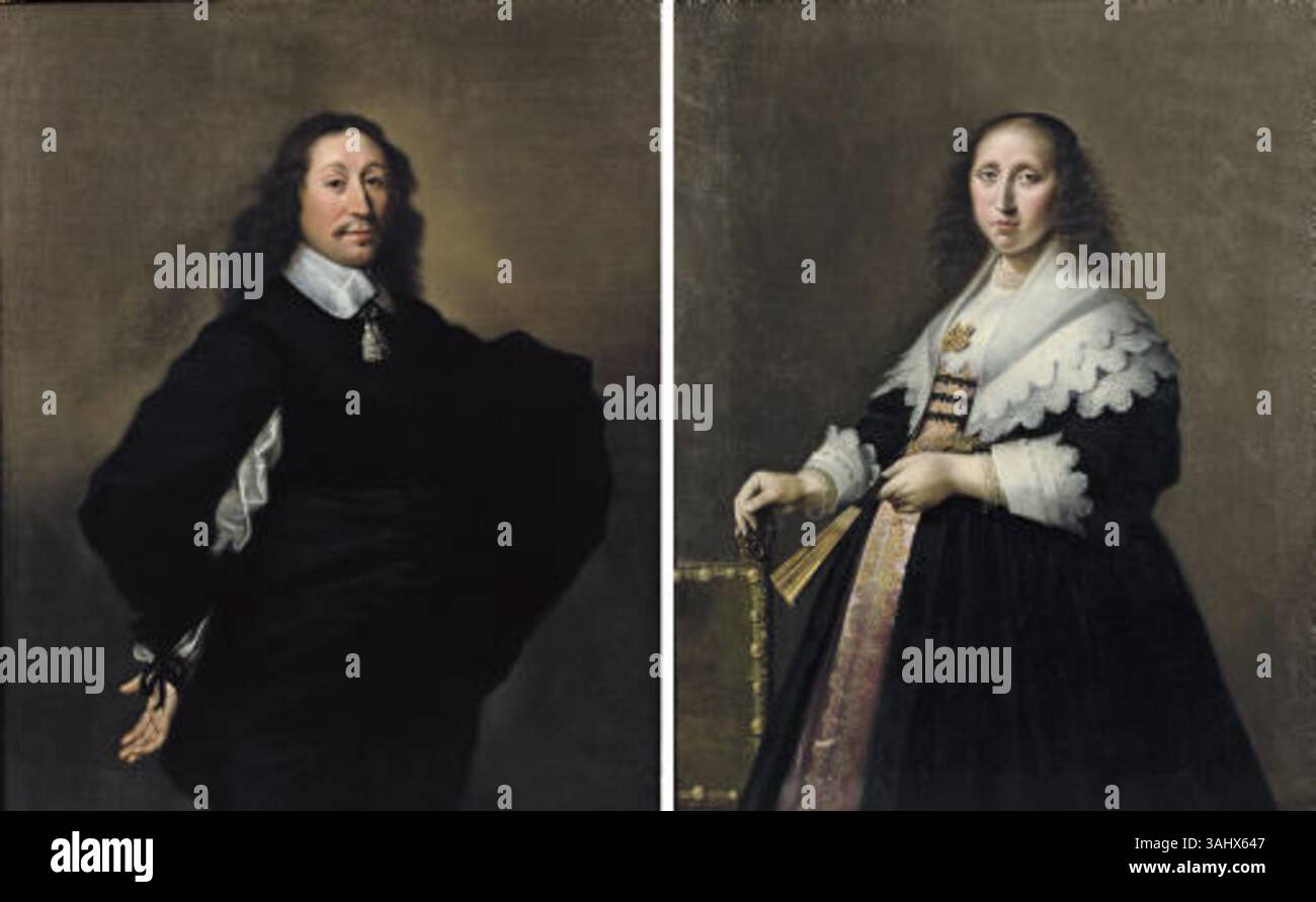 17th century portrait married couple hi-res stock photography and ...