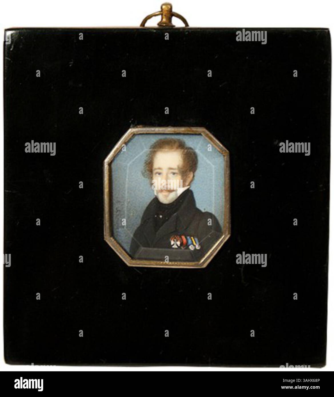 Portrait of Alexander Pavlovich Esipov, painted by Lev Kryukov in the ...