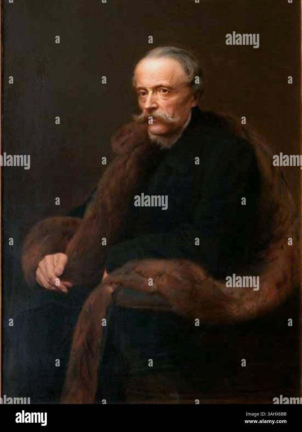 Portrait of Tomasz Potocki, painted by Leopold Horovitz circa 1900. The ...