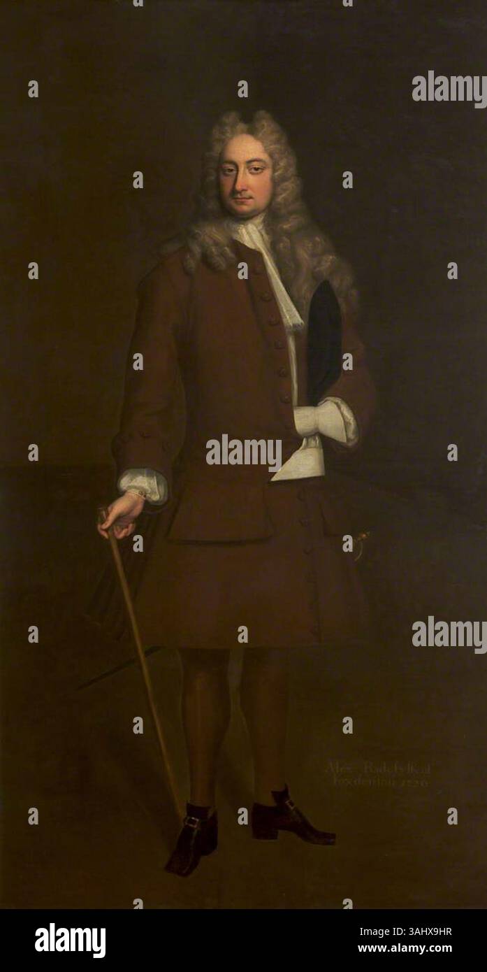 This portrait from the British (English) School, created around 1720 ...