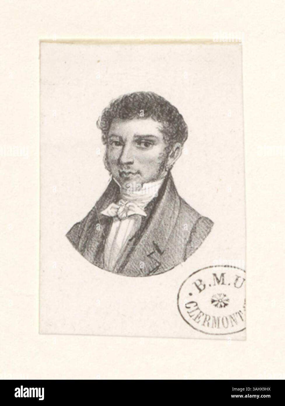 This lithograph from the Boyer collection features François Delarue, a ...