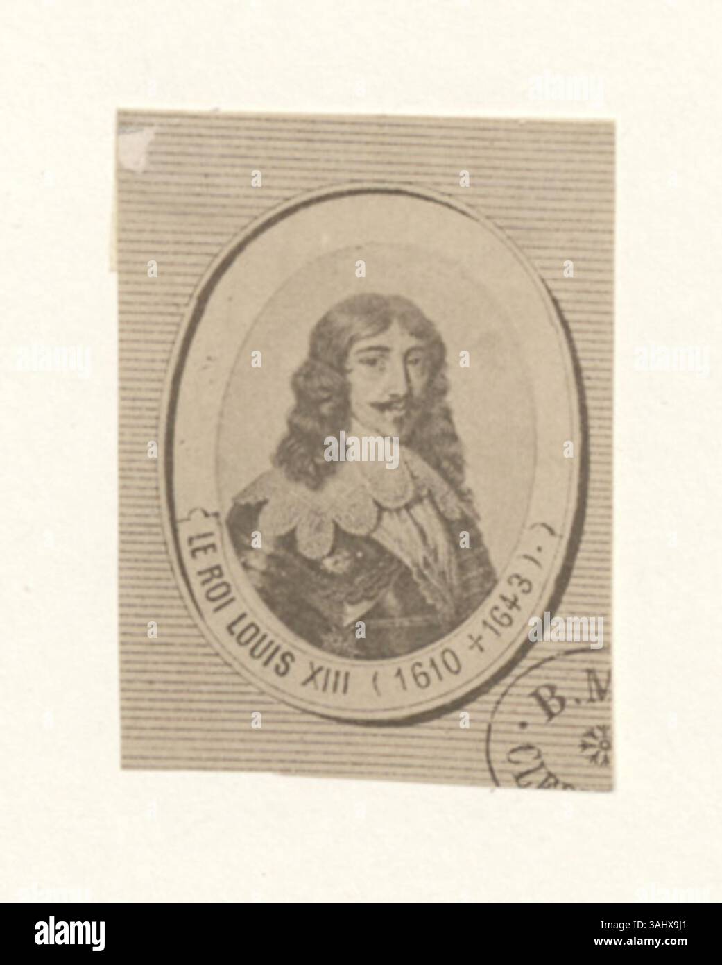 A photomechanical print from the Boyer collection of Louis XIII, King ...