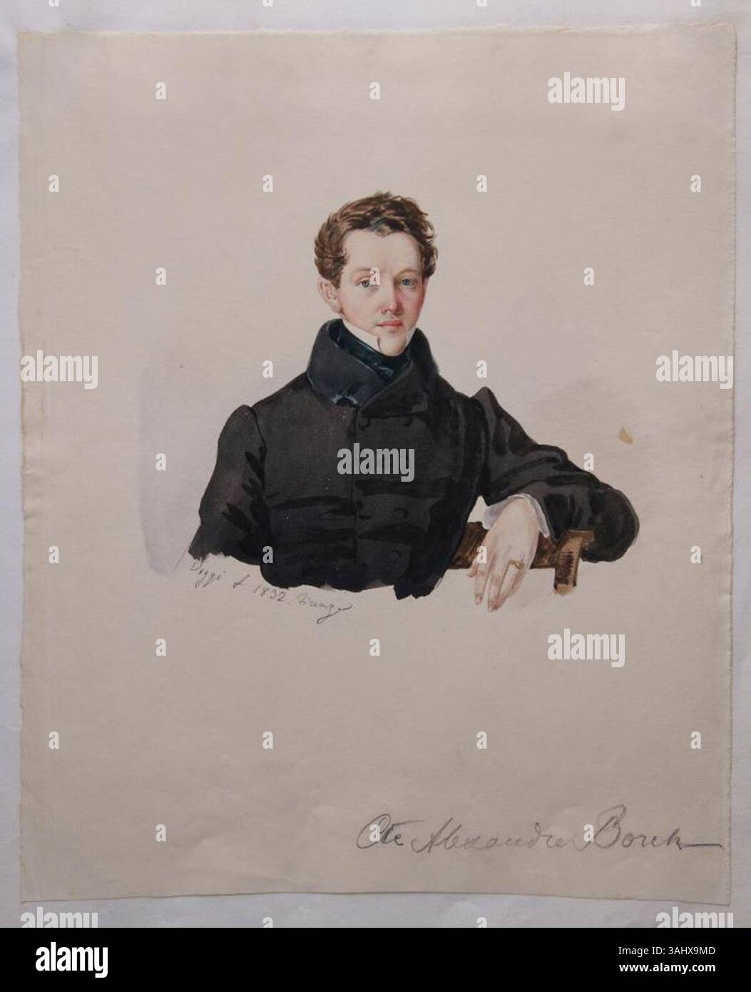 This 1832 portrait of Borch Alexander Mikhailovich captures the ...