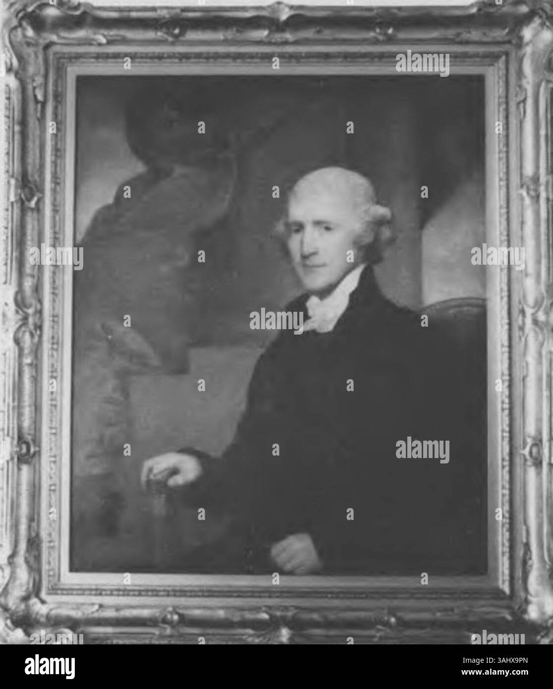 The 1983 GWU Monday Report includes a cropped image of Gilbert Stuart ...