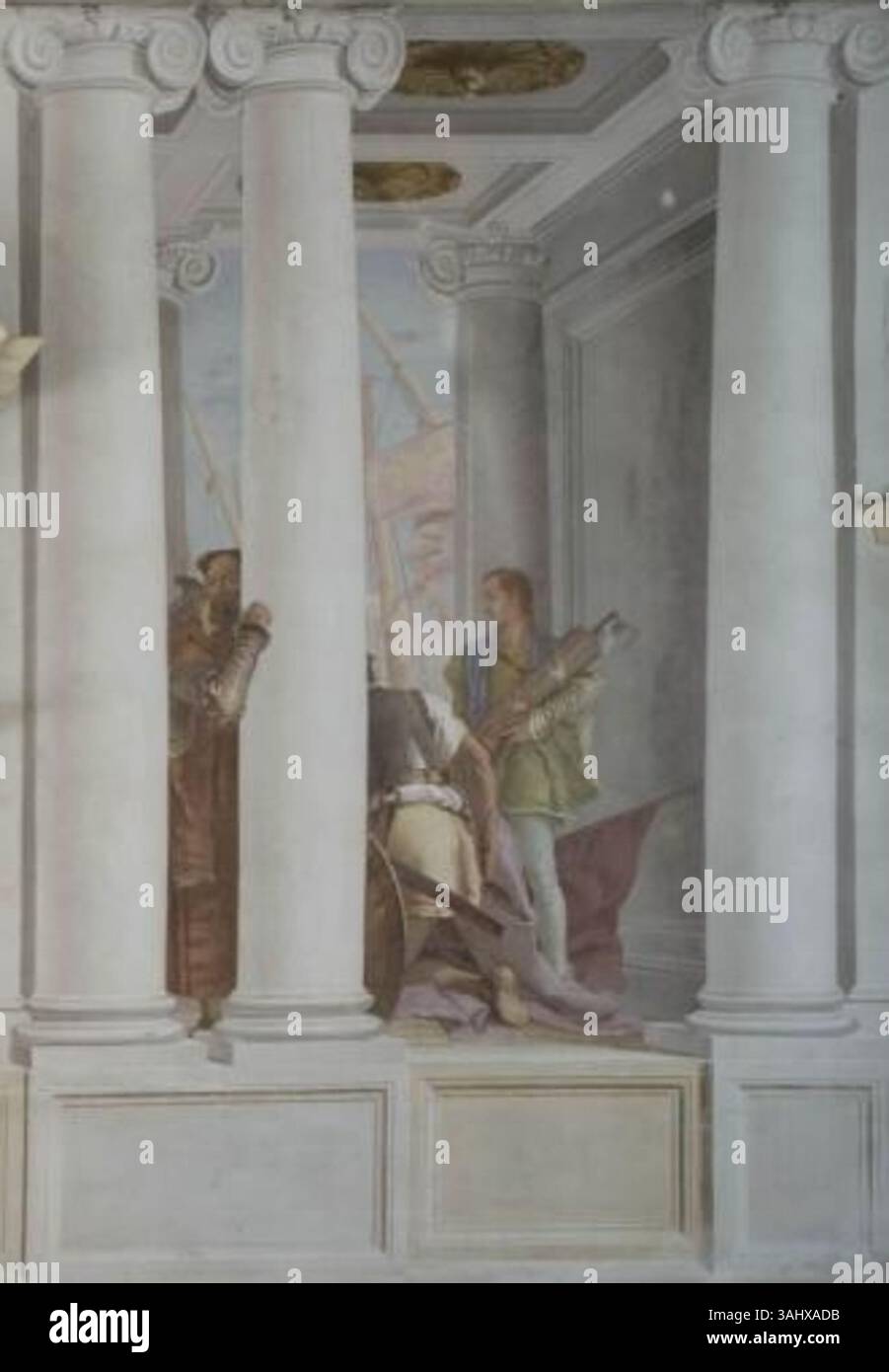 'Soldati fra colonne' by Giovanni Battista Tiepolo, created in 1757 ...