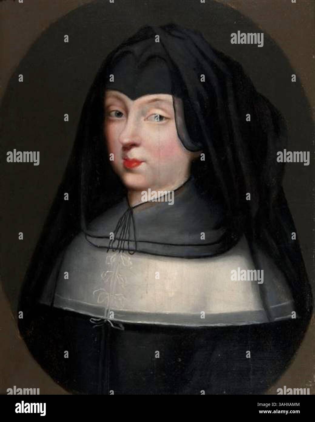 This 17th-century portrait by Pierre Mignard shows Mademoiselle de La ...