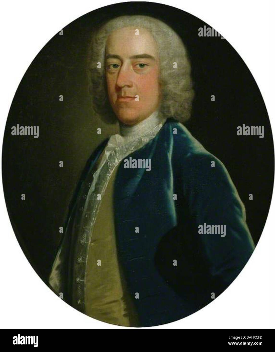 Portrait of Sir Lister Holte, 5th Baronet of Aston Hall, painted ...
