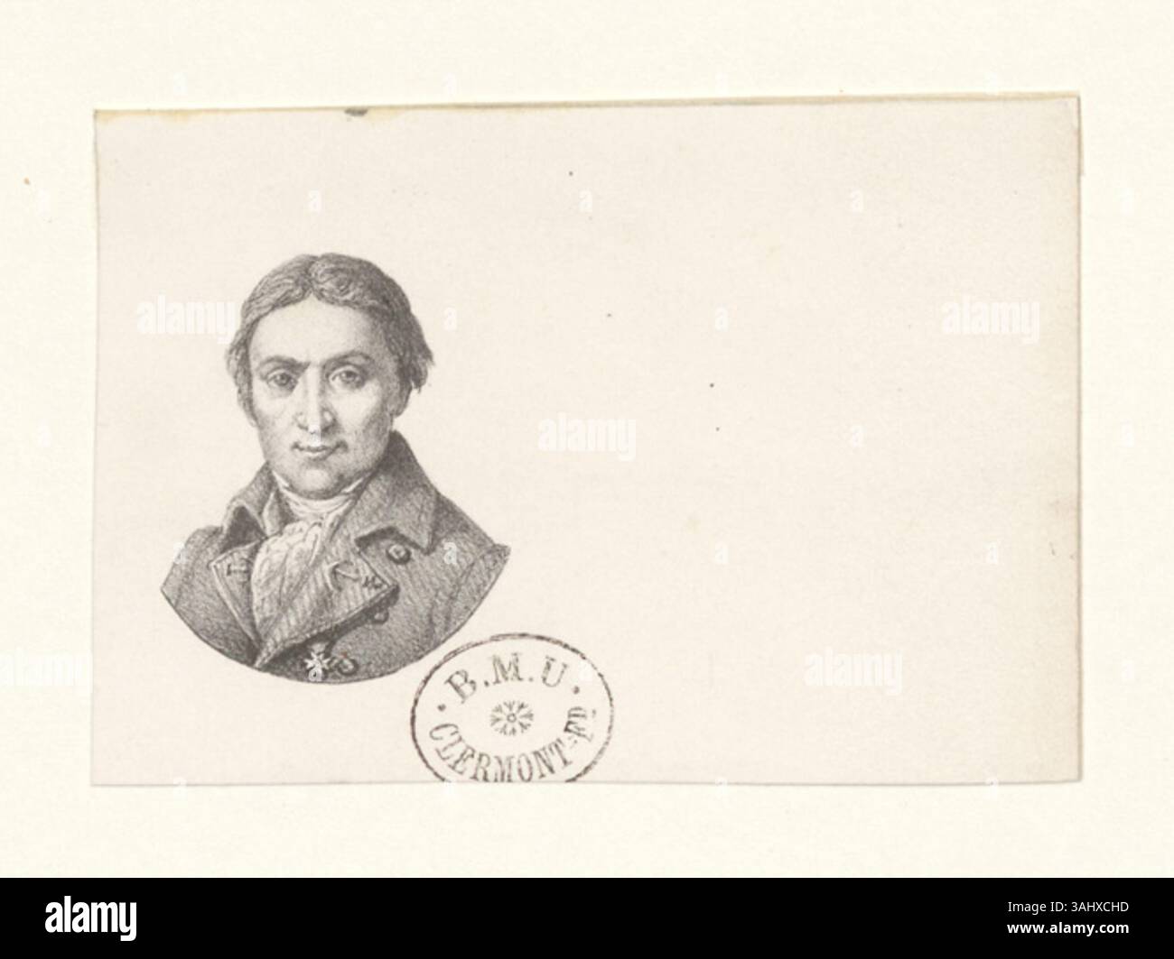 This lithograph from the Boyer collection depicts Pierre-Victor Malouet ...