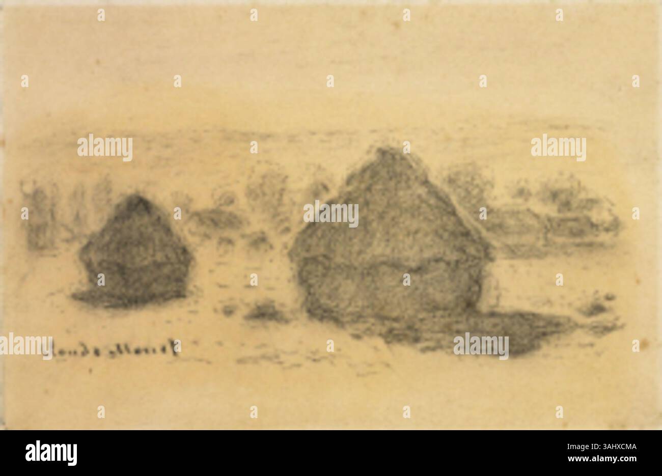 Claude Monet's 'Haystacks' series (1890-91) captures the changing light ...