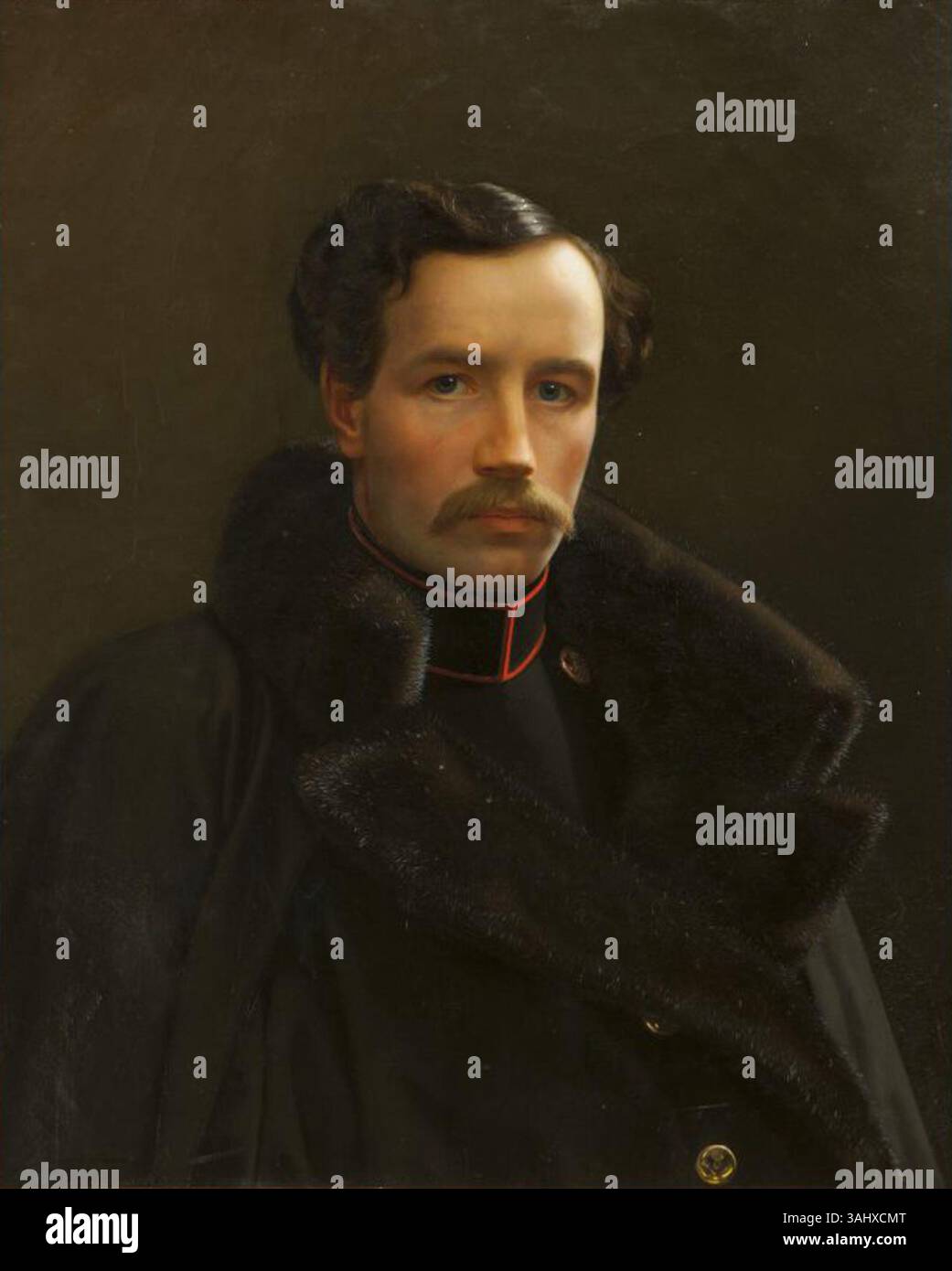This self-portrait by Nikanor Tyutryumov, created around 1853, captures ...
