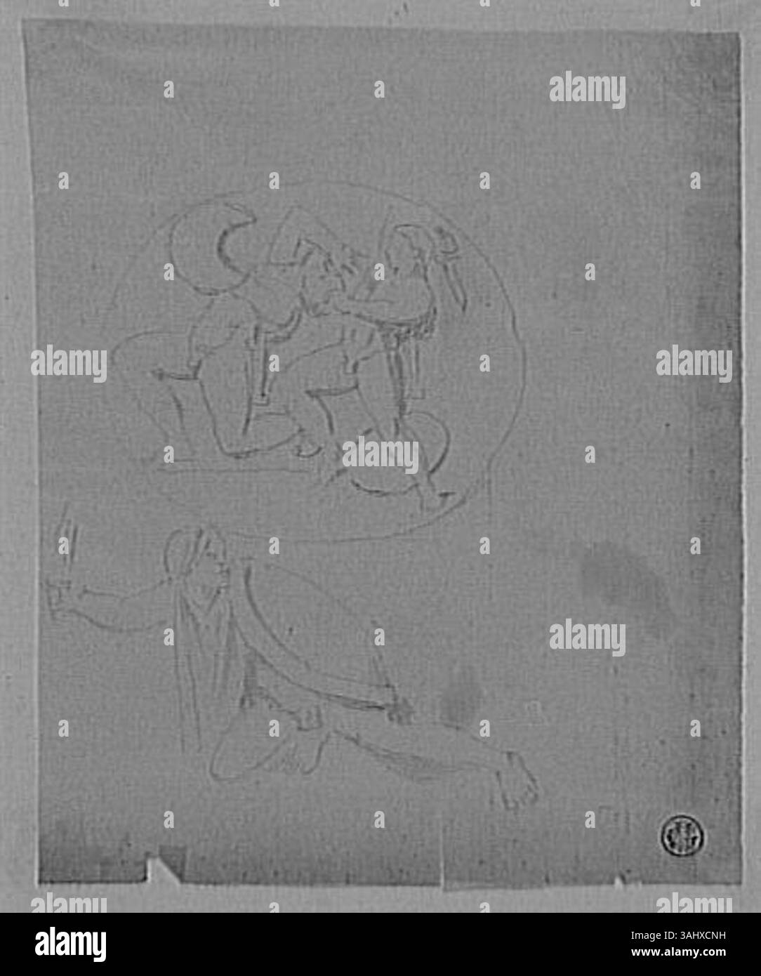 Roman paintings classical art Black and White Stock Photos & Images - Alamy